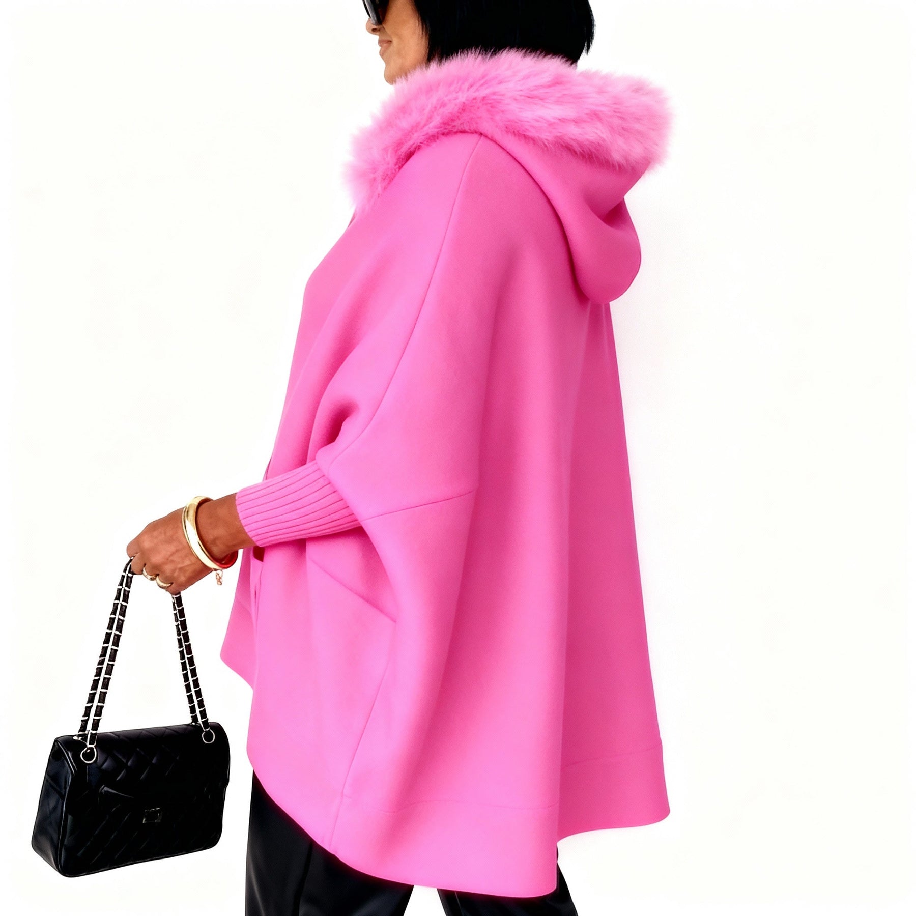 Irene - Relaxed Hooded Cape – Nancy & Ruth
