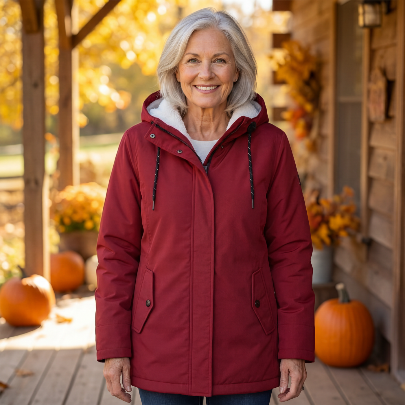 Helen - Warm Hooded Cozy Quilted Jacket – Nancy & Ruth