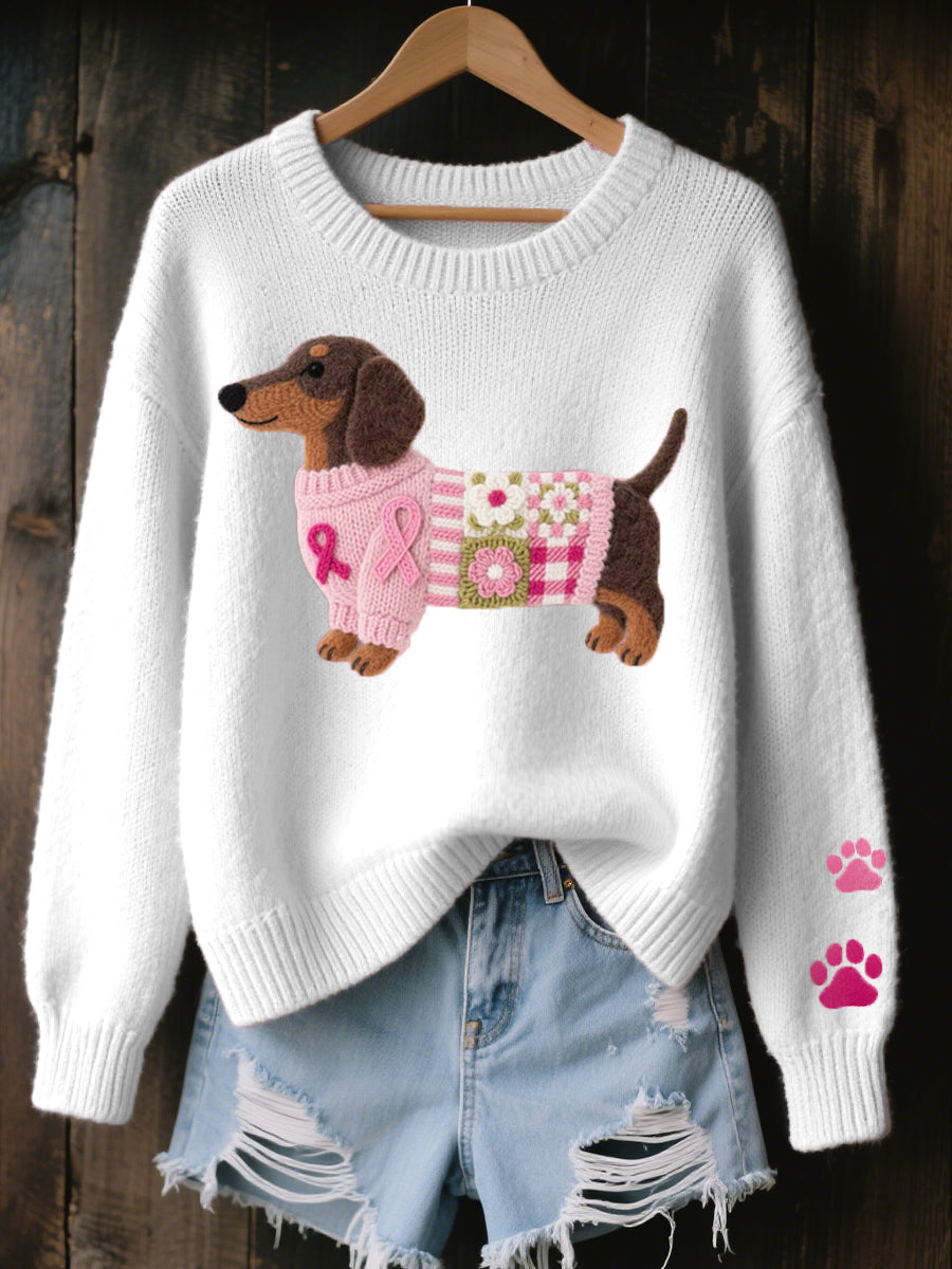 Naomi - Cozy Dachshund Knit Sweater – Nancy & Ruth